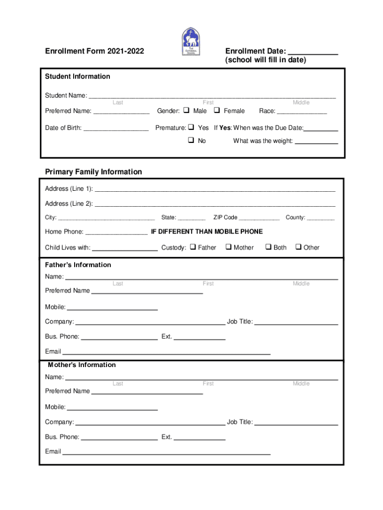 Fillable Online Fillable HIGH SCHOOL STUDENT COLLEGE ENROLLMENT FORM ...