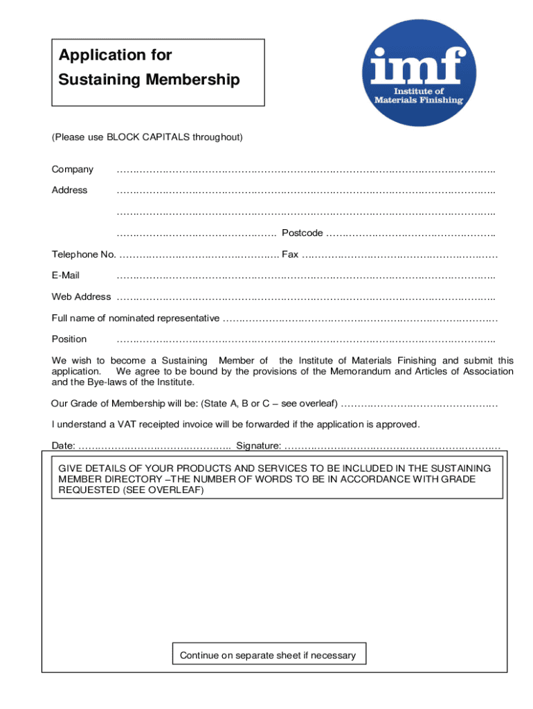 Fillable Online I HEREBY APPLY TO BE ADMITTED TO THE MEMBERSHIP OF THE ...