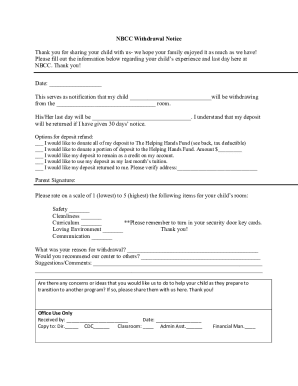 Fillable Online withdrawal form 4 26 21 Fax Email Print - pdfFiller