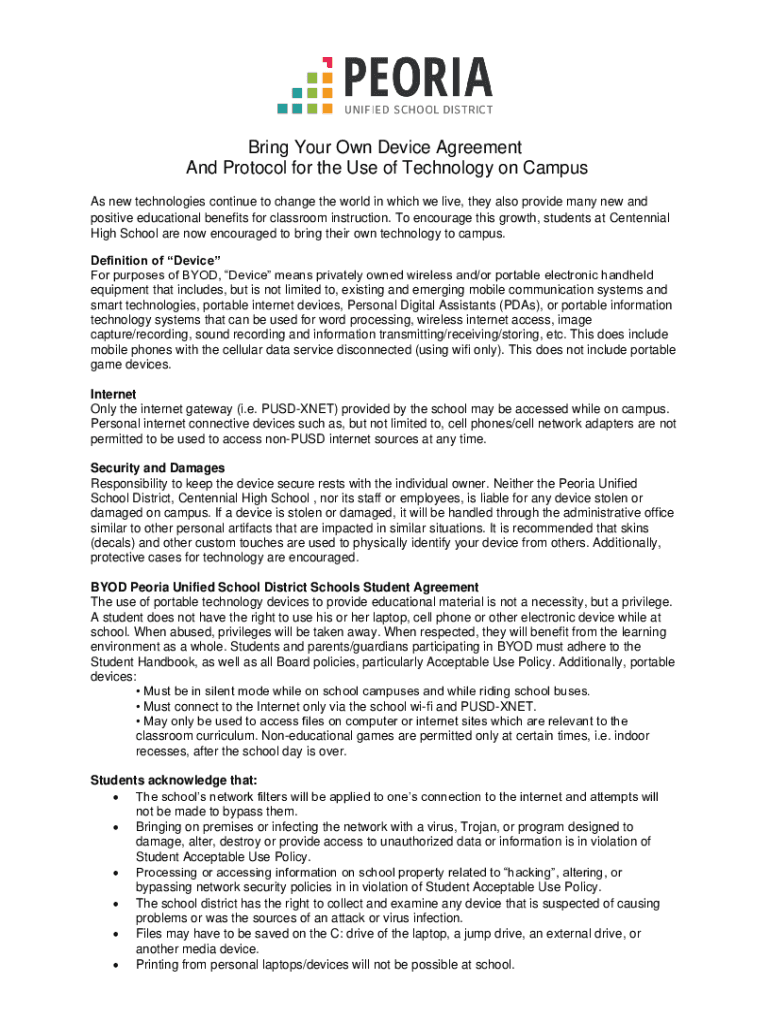 Fillable Online 22 Printable bring your own device to work policy Forms ...