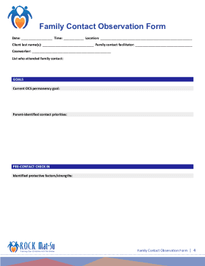 Fillable Online Observation Form TemplateJotform Fax Email Print ...
