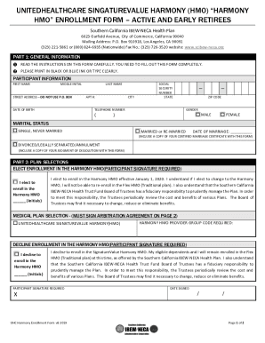 Fillable Online United Healthcare Harmony Hmo Network - health-guide ...