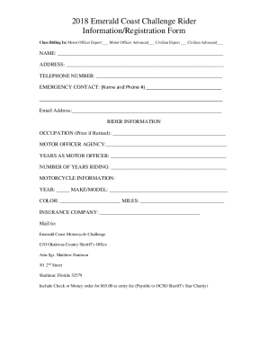 Fillable Online 2018 ECMC Registration Form Fax Email Print - pdfFiller