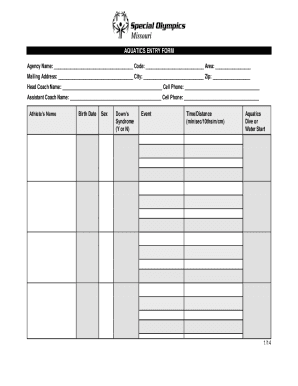 Fillable Online Volleyball Team Entry Form Fax Email Print - pdfFiller