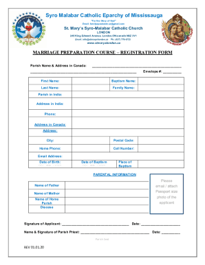 Fillable Online Pre-Marriage-Registration-Form Fax Email Print - pdfFiller