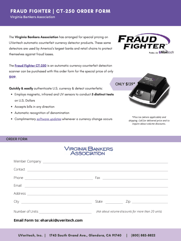 Fillable Online Counterfeit Detectors - Identity Verification - Fraud ...