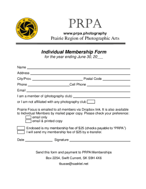 Fillable Online POPI CONSENT FORM: TO BE SIGNED BY INDIVIDUAL MEMBERS ...