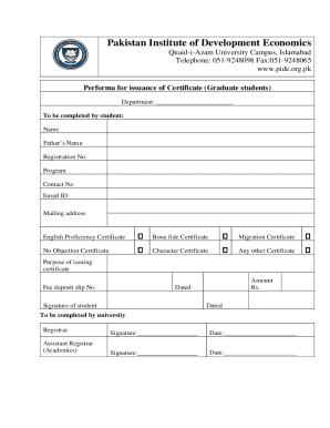 Fillable Online pide org ClearanceForm.pdf - Pakistan Institute of ...