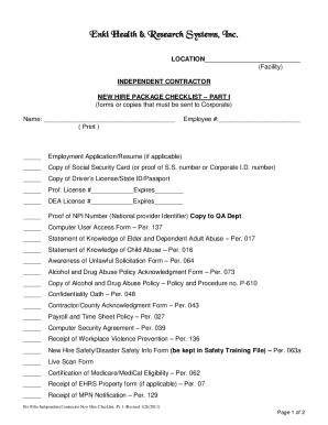 Fillable Online 25 new hire forms checklist page 2 - Free to Edit ... Fax Email Print - pdfFiller