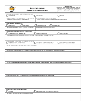 Fillable Online 575 Form Exemption-Deviation RCAA 12017 Fax Email Print ...
