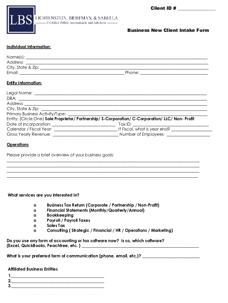 Fillable Online Client Intake Forms And Agreements Acuity Scheduling