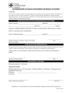 Fillable Online Document Collection Authorisation Form.docx Fax Email Print - pdfFiller