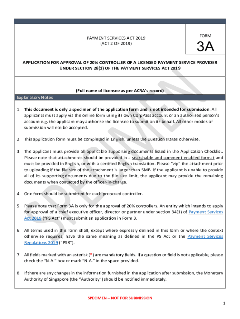 Fillable Online www.mas.gov.sgregulationforms-and-templatesForm 3A ...