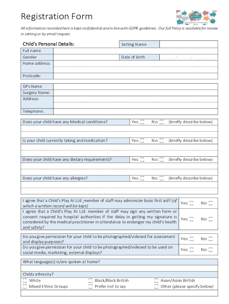 Fillable Online Safeguarding: Record Keeping & ConfidentialityA Unique ...