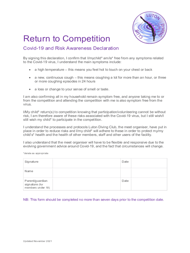 Fillable Online LDC - Health Declaration Form Fax Email Print - pdfFiller