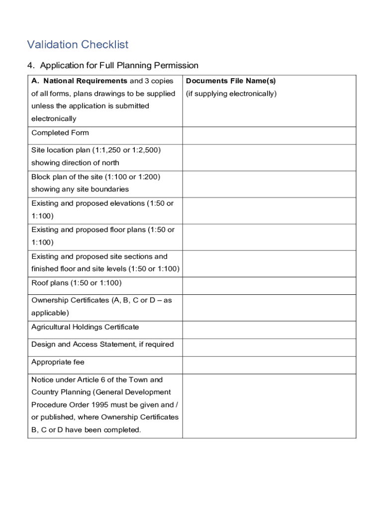 Fillable Online Form 4 - Validation Checklist Fax Email Print - pdfFiller