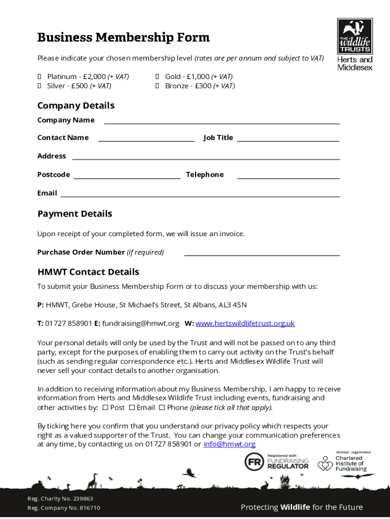 Fillable Online Watch Letter Template Fax Email Print - pdfFiller