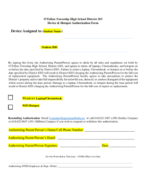 Fillable Online Hot Spot request form - Charles T. Koontz Intermediate ...