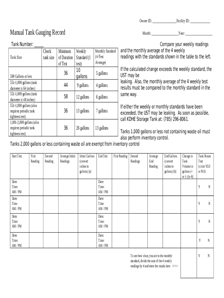 UST NOTICE OFCOMPLIANCE INSPECTION PAGE 1 Doc Template | pdfFiller