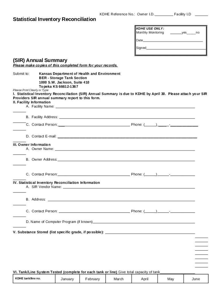 SIR90DaySummaryUSTC016.doc - KDHE Reference No Owner ... Doc Template ...