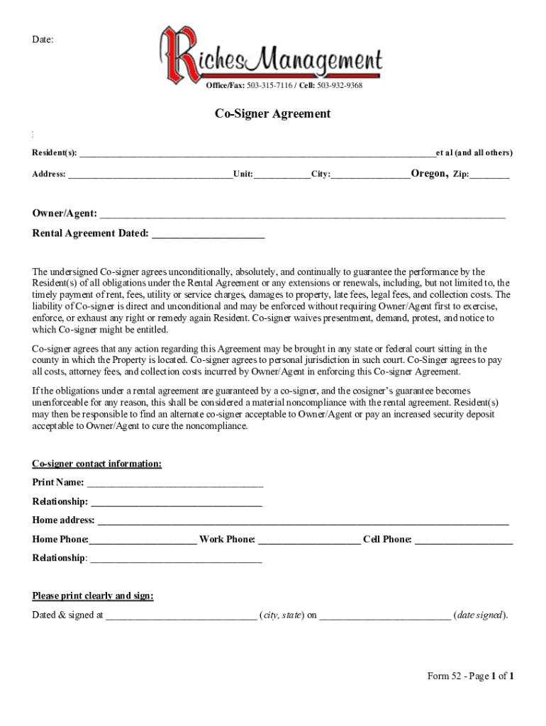 Fillable Online Free Proof of Residency Letter (Affidavit of Residence ...