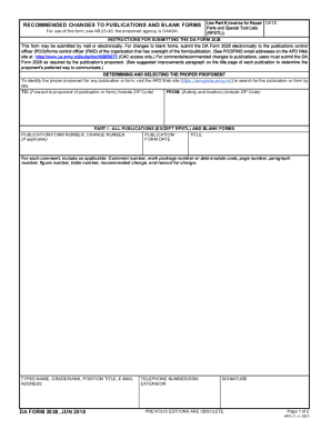 Fillable Online Fillable Online For use of this form, see AR 25-30; the ...