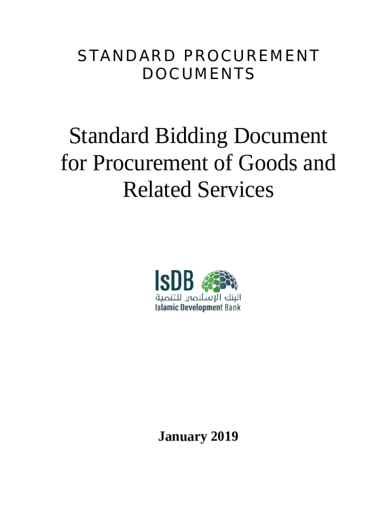 Standard tender document for procurement of goods ... Doc Template ...