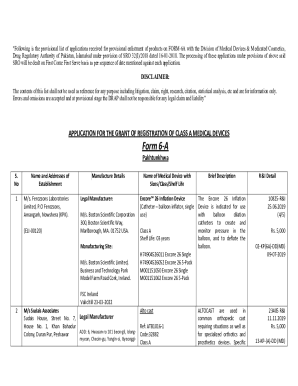 Fillable Online APPLICATION Form A - DRA Fax Email Print - pdfFiller