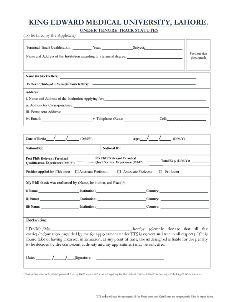 Fillable Online kemu edu pu.edu.pk page downloadsUniversity of the ...