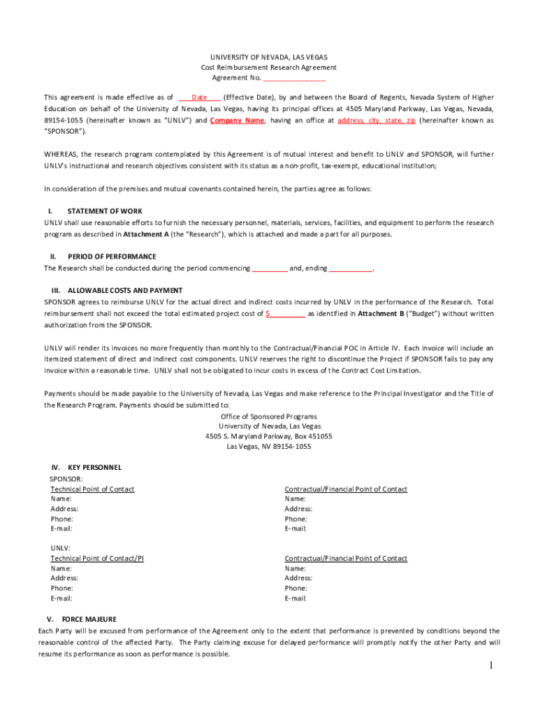 Fillable Online Provider Agreement Term and Effective Date Sample ...