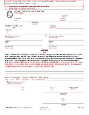 Fillable Online REQUEST FOR ORDER OF DEFAULT - courts.state.md.us Fax ...
