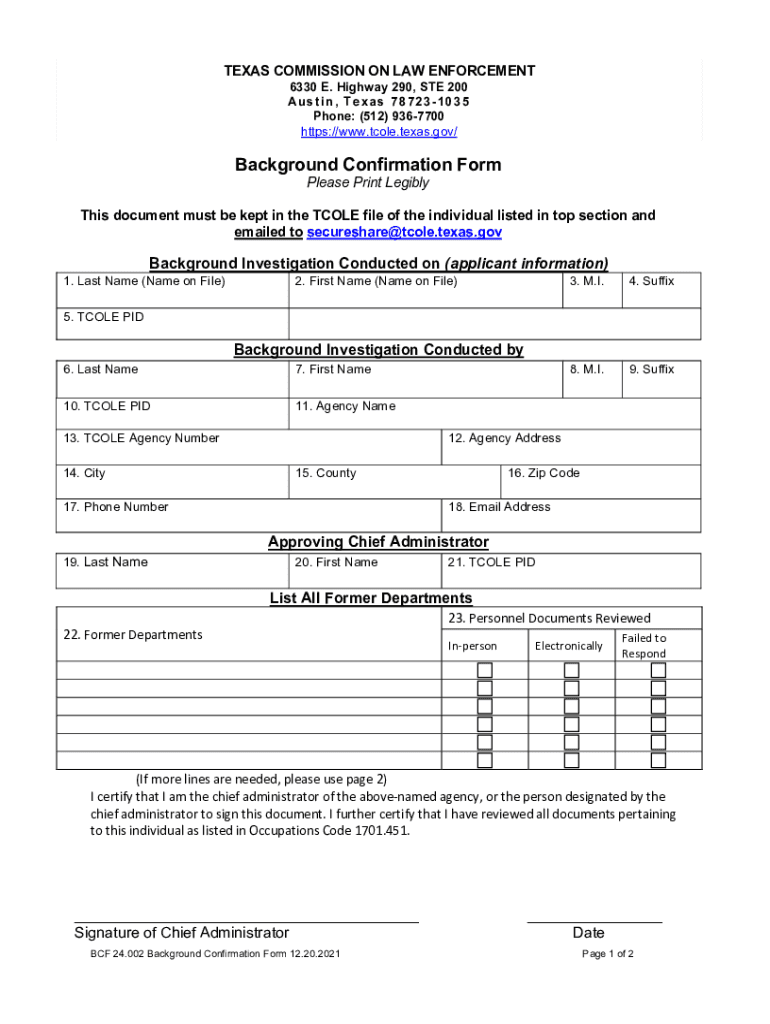 Tcole Forms - Fill Online, Printable, Fillable, Blank | pdfFiller