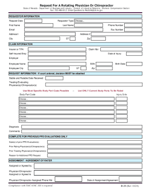 Fillable Online dir.nv.govWCSWorkersCompensationFormsandWorkers ...