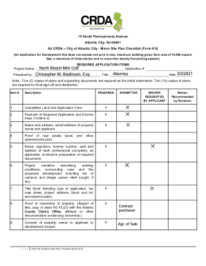 Fillable Online 5 Minor Site plan Checklist 3-1-21.pdf Fax Email Print ...