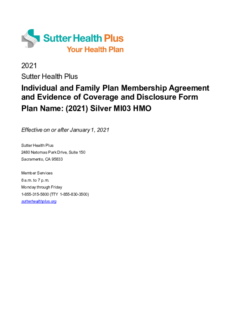 Fillable Online www.sutterhealthplus.orgpdfsutter-health-plusIndividual ...