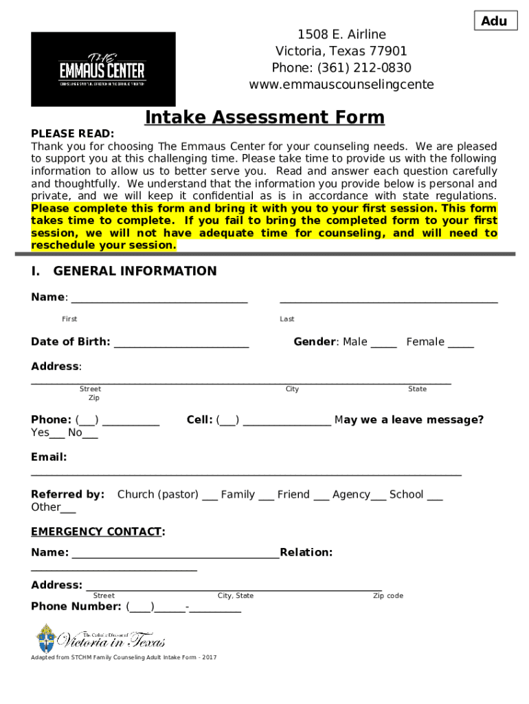 Court Ordered Alcohol Drug Mental Health Assessment Doc Template 