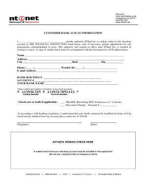 Fillable Online ACH Authorization Form CREDIT/DEBIT AUTHORIZATION FORM ...