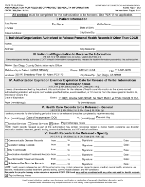 Fillable Online Cdcr 7385 Form - Fill and Sign Printable Template ...