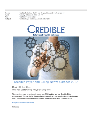 Fillable Online help.crediblebh.comCredibleHelpdocsCredible Payer and ...