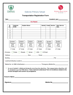 Fillable Online Forms Download TRANSPORT DEPARTMENT Fax Email Print ...