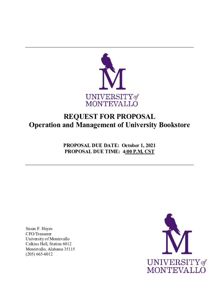 Fillable Online www.montevallo.edu wp-content uploadsREQUEST FOR ...