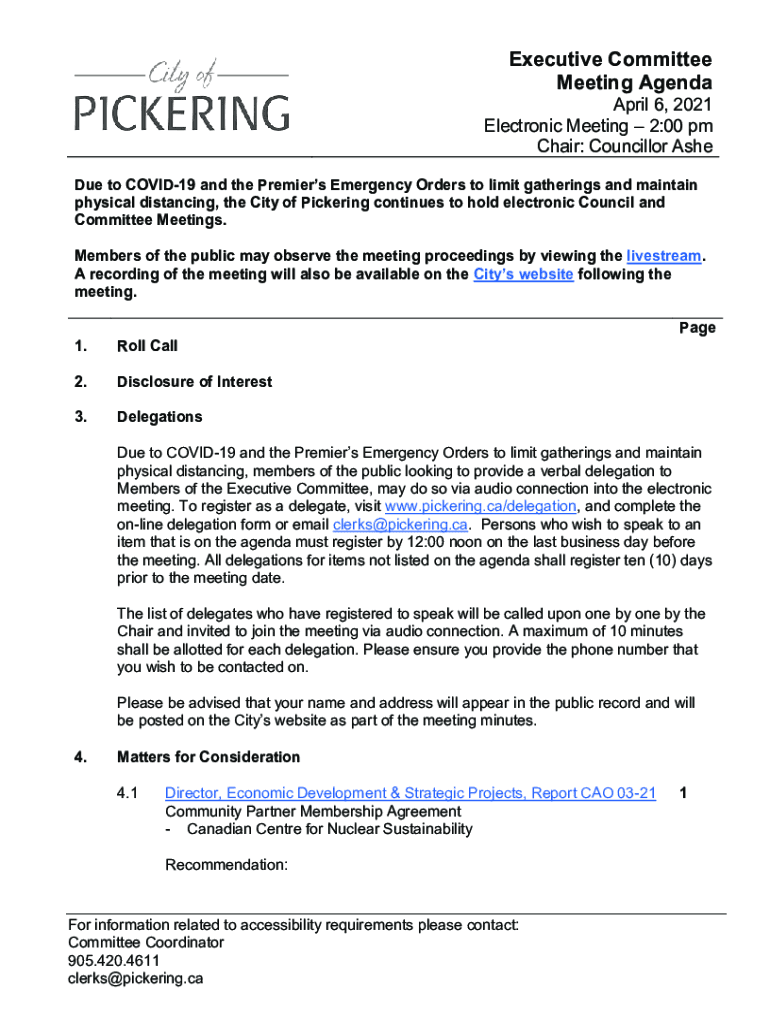 Fillable Online Land Over Landings - PICKERING ACTION ALERT! LETTERS ... Fax Email Print - pdfFiller
