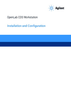 Fillable Online Secure Workstation for OpenLAB CDS ChemStation Edition C ... Fax Email Print ...