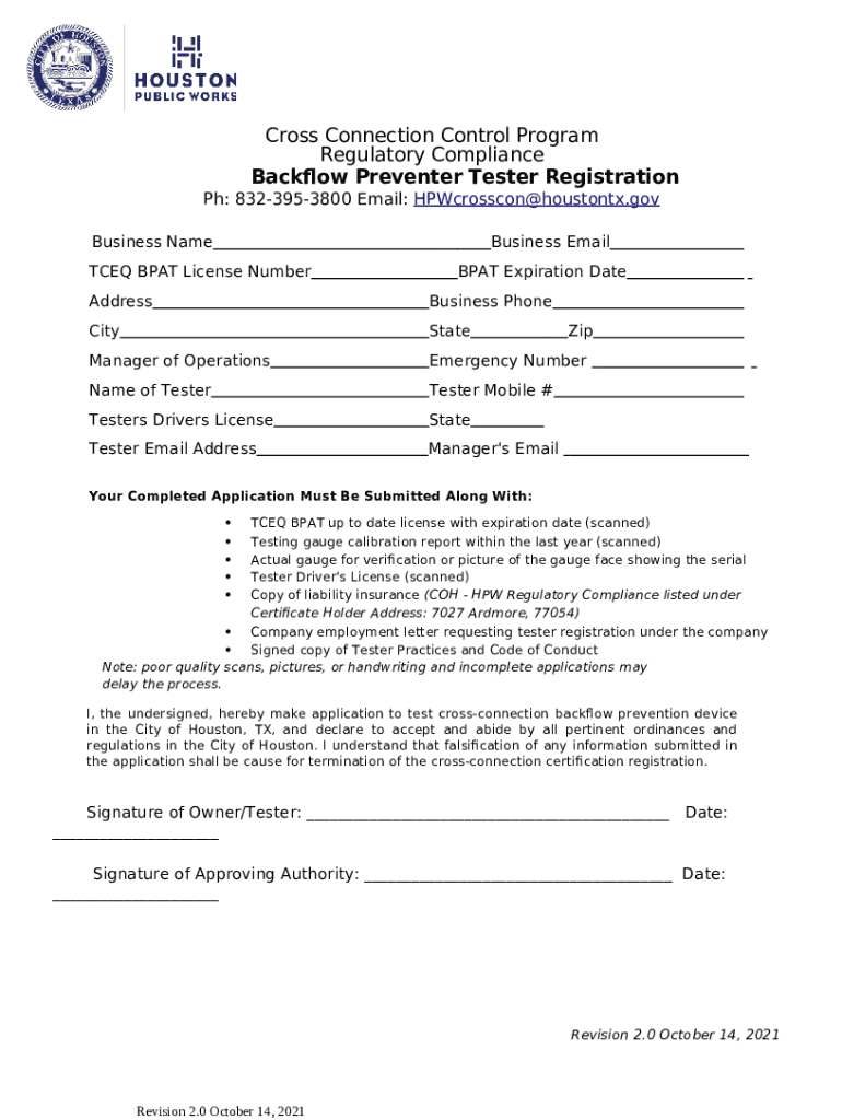 Cross Connections And Backflow Prevention Manual Doc Template | pdfFiller