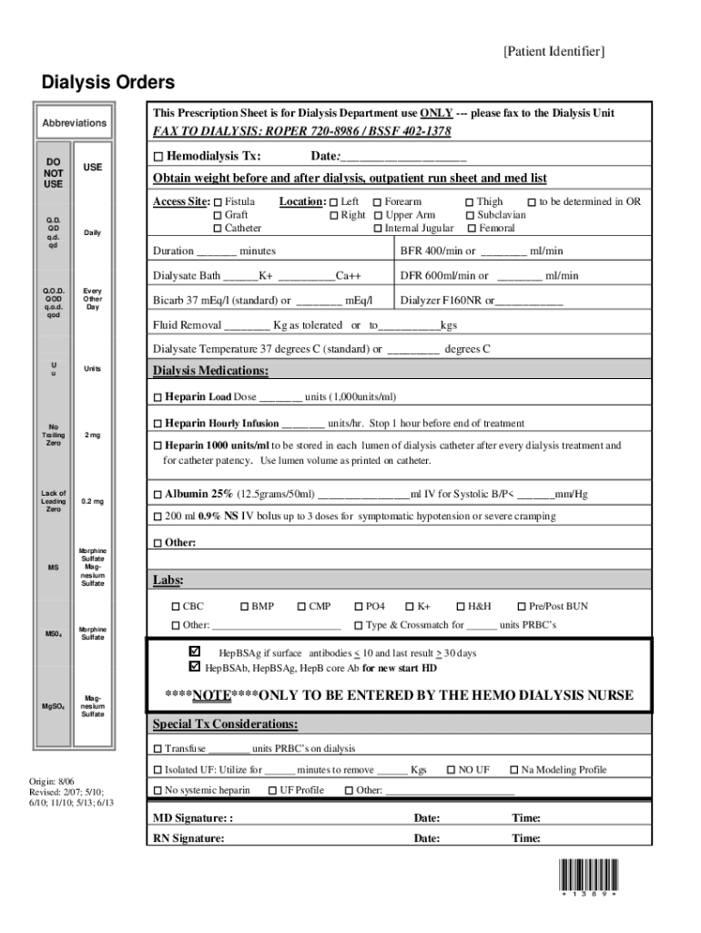 Fillable Online Common Drugs Prescribed for Dialysis Patients - DaVita Fax Email Print - pdfFiller