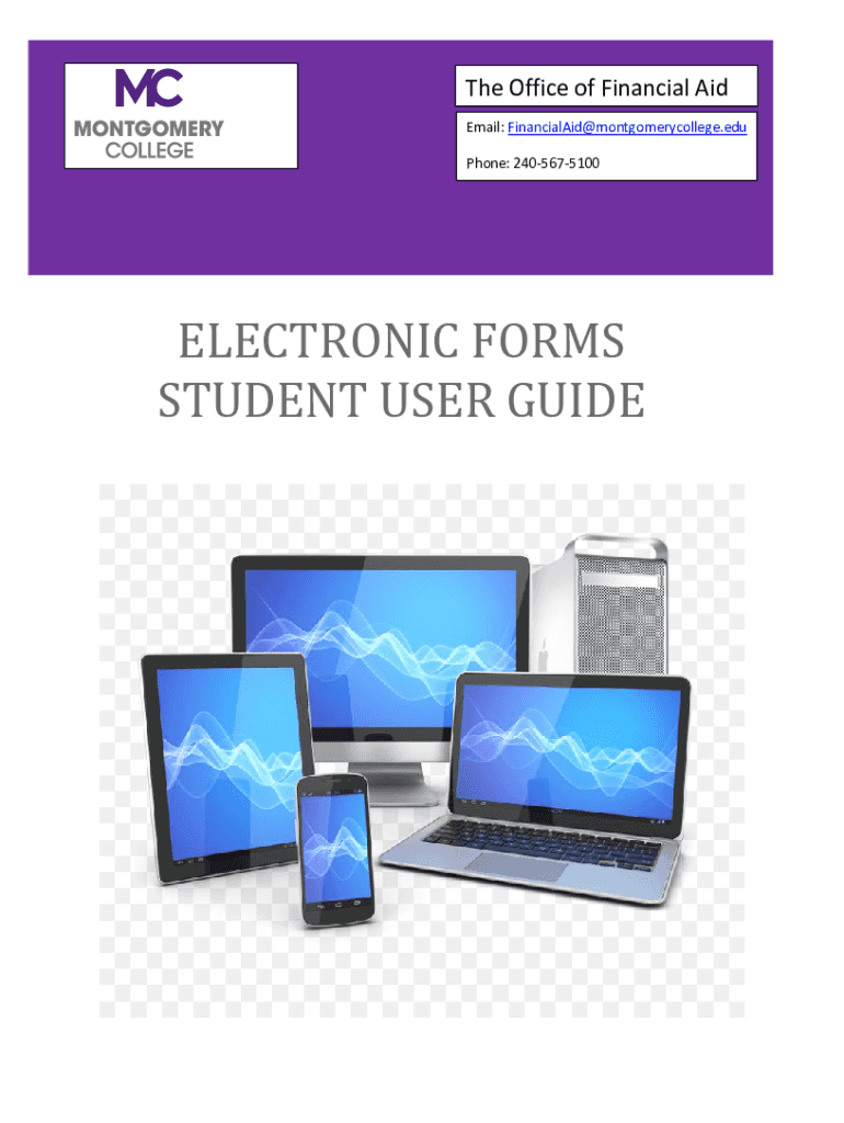 Fillable Online Electronic FormS STUDENT USER GUIDE Fax Email Print ...