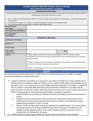 Fillable Online FPS Testing student-consent-form SY2122.docx Fax Email ...