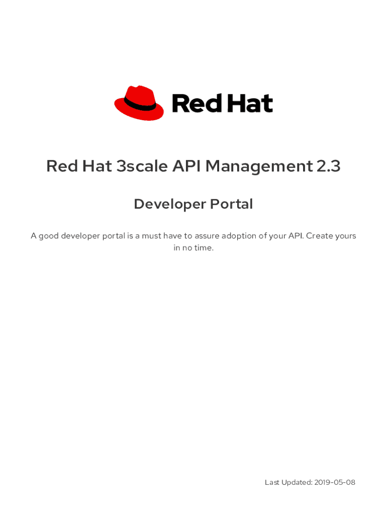 Fillable Online Chapter 4. Zero To Hero Developer Portal Red Hat 3scale ... Fax Email Print ...