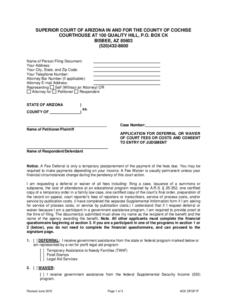 Fillable Online mohavecourts.az.govcourt formsJustice Courts ...