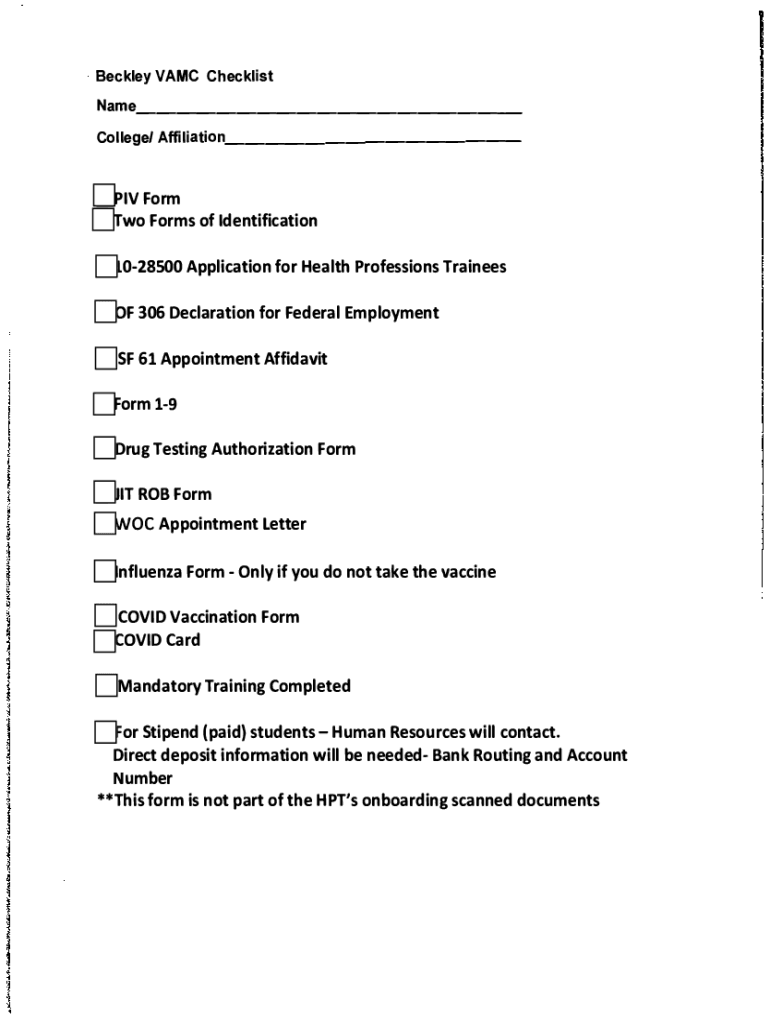Fillable Online Beckley VA Medical Center - Campus Map - Veterans ...